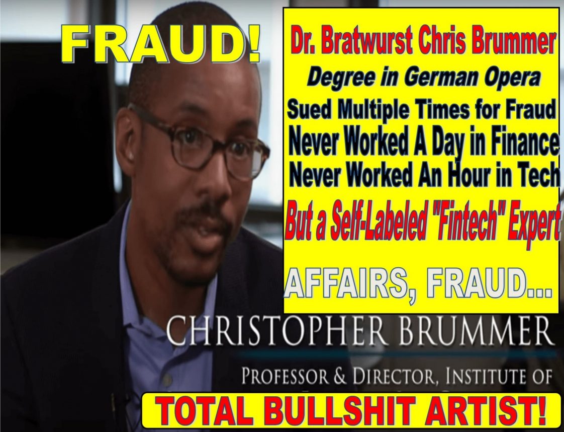 Blasting Facebook Libra, Fake Crypto Fintech Expert Chris Brummer ...