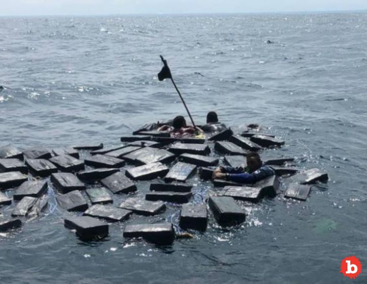 Likely Smugglers Saved From Drowning By Floating Cocaine